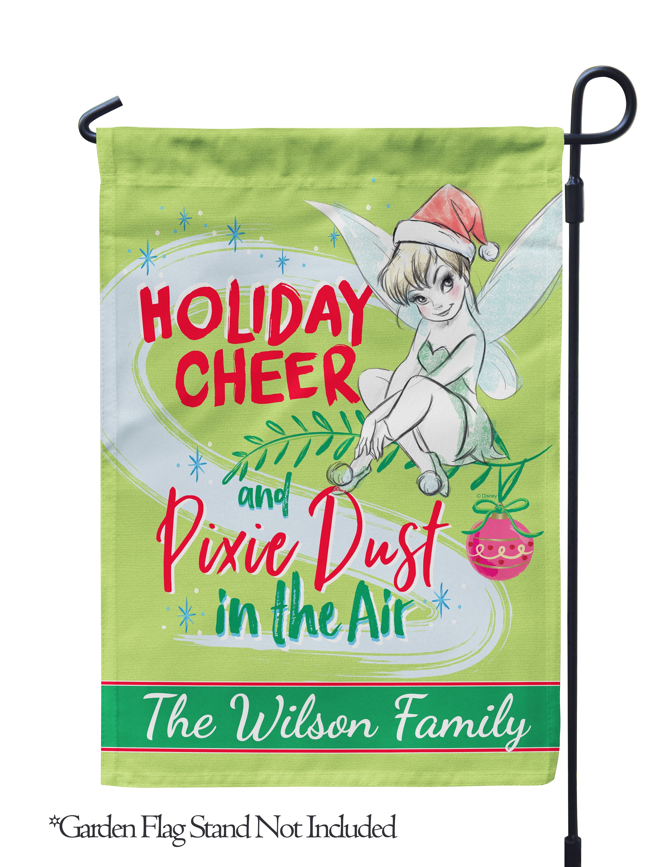 Personalized Disney Tinker Bell Flag, Outdoor/Indoor, Personalized ...