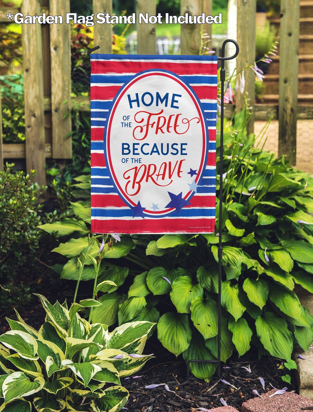Home of the Free Garden Flag 12.5 X 18, House Flag 28 X 40, Outdoor ...
