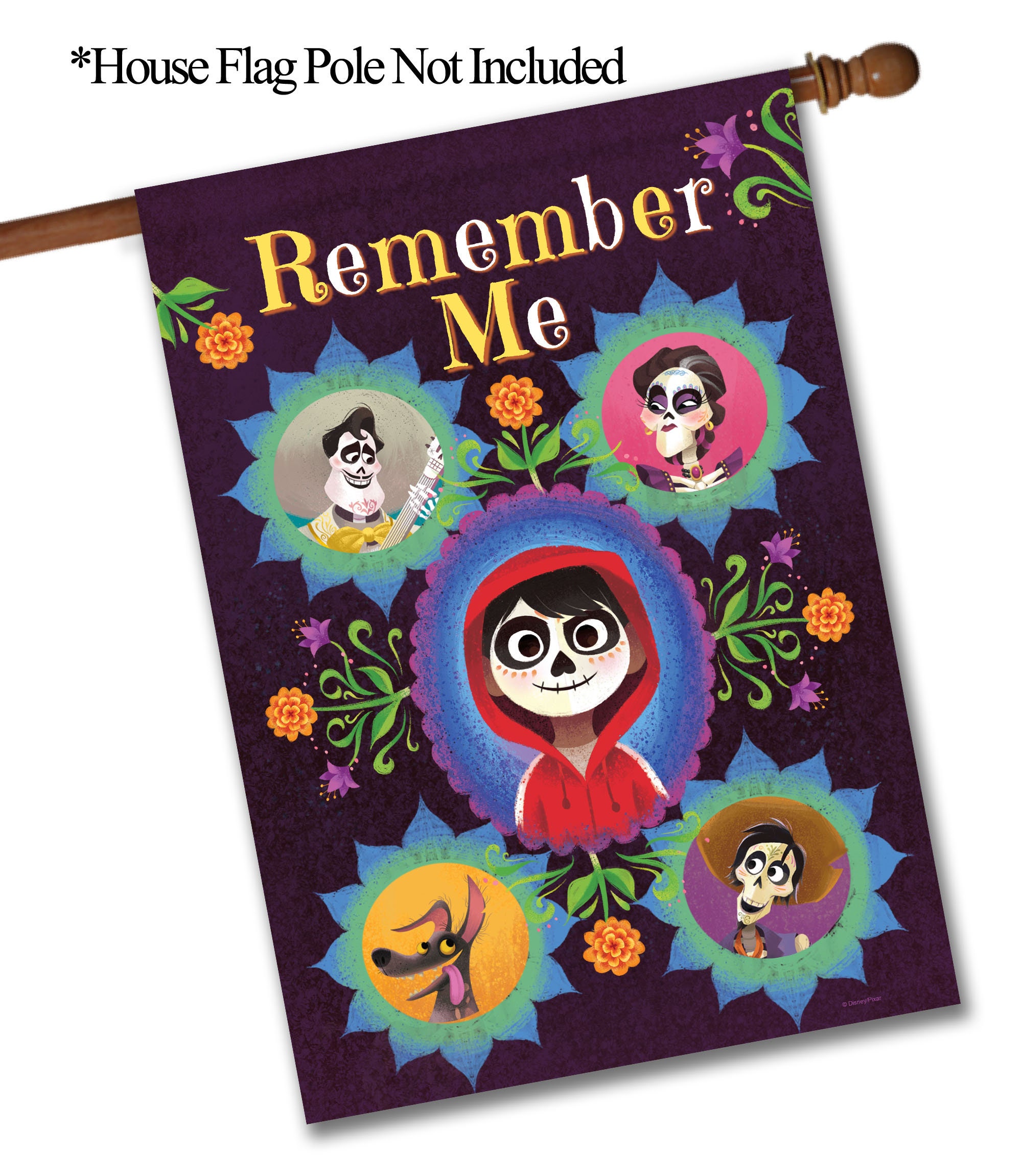 Disney Disney/pixar Coco Remember Me Family Garden Flag - Etsy