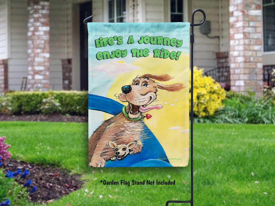 Funny Dog Flag for Dog Lovers, Dog Owner Gift, Outdoor Dog Decor for ...