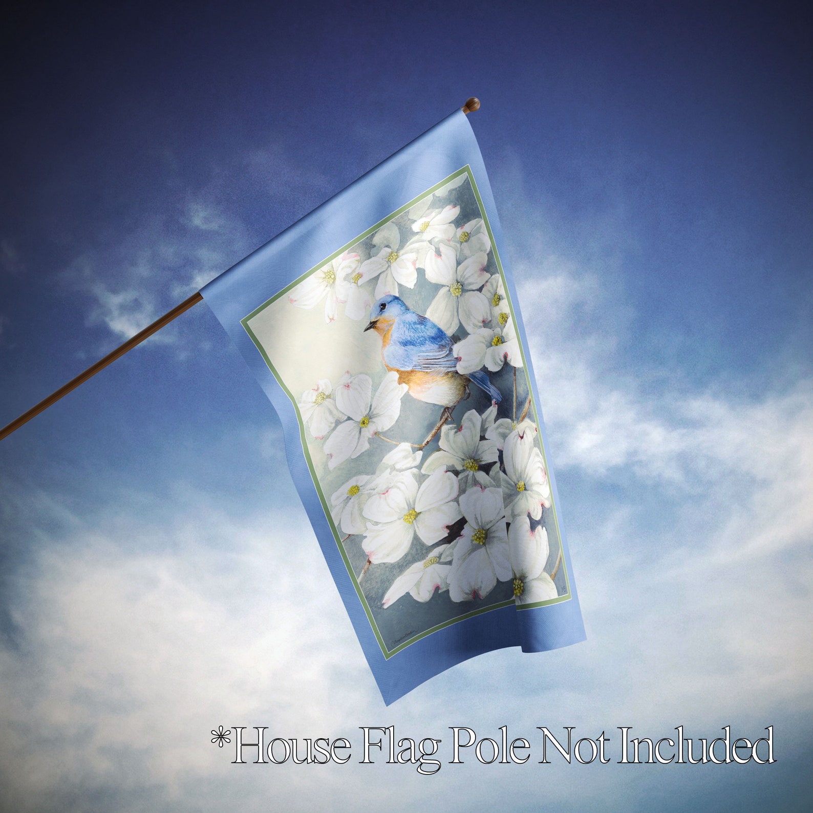 Marjolein Bastin, Dogwood Bluebird Garden Flag or House Flag, Exclusive ...