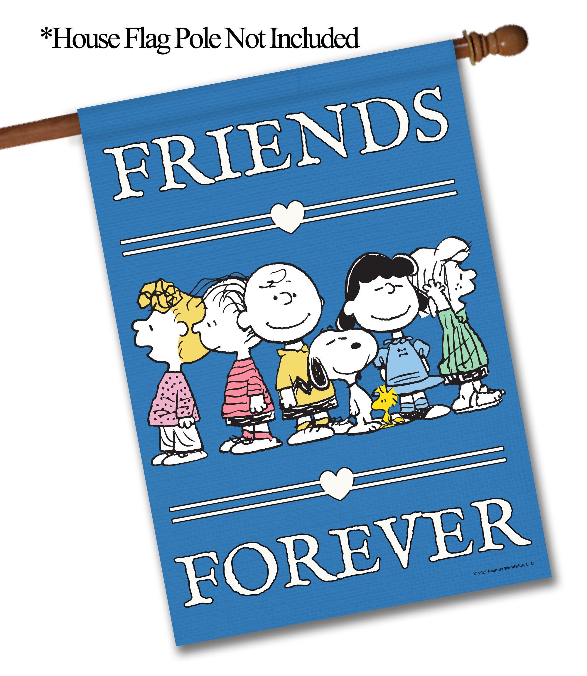 PEANUTS® PEANUTS® Gang Friends Forever Garden Flag | Etsy