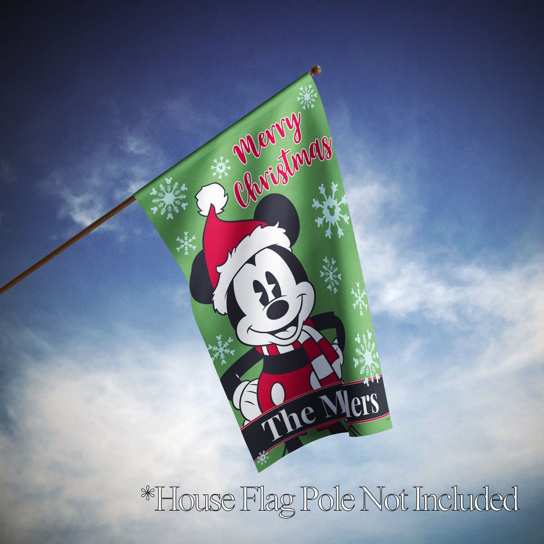 Personalized Disney Mickey Mouse Flag Outdoor/indoor Flag - Etsy