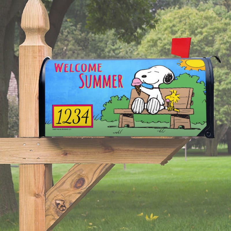 Snoopy Mailbox - Etsy