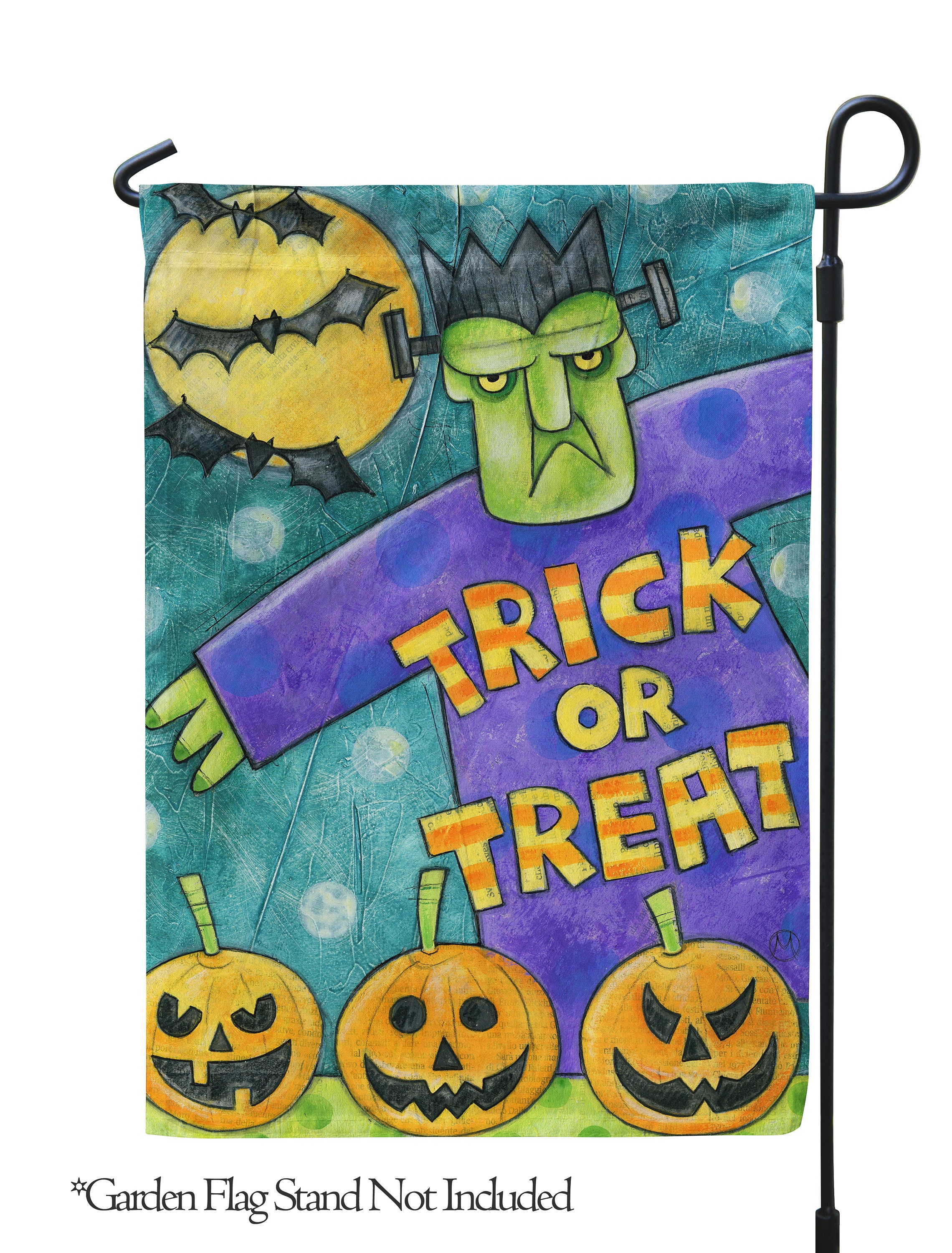 Halloween, Frankenstein Trick or Treat Garden Flag sold by ...