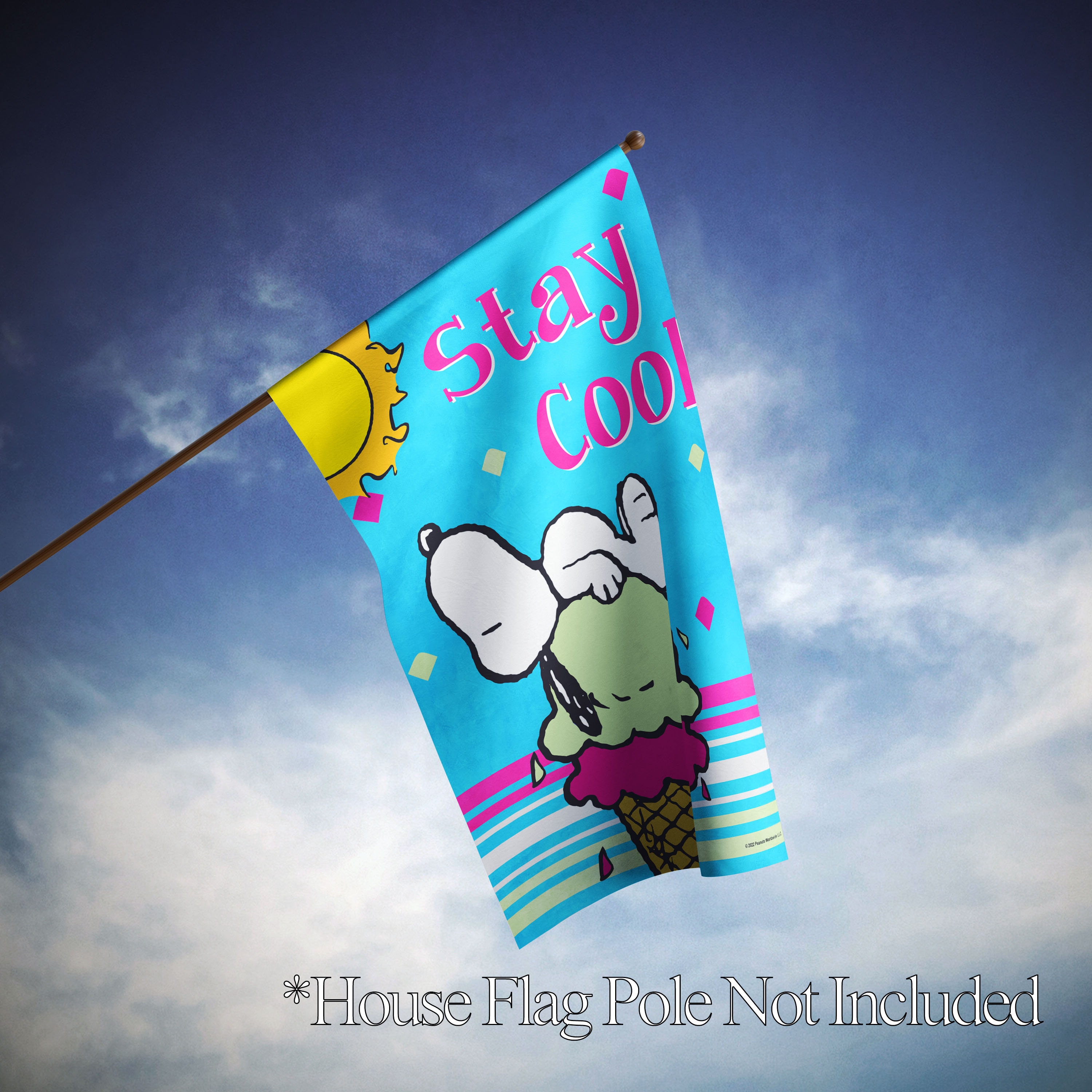 PEANUTS® PEANUTS® Double Scoop Snoopy Garden Flag - Etsy