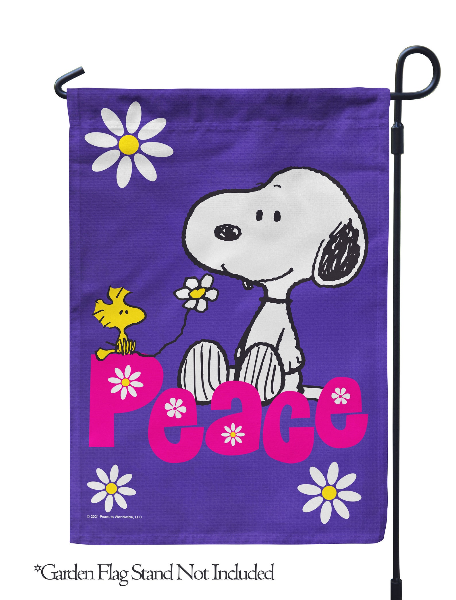 PEANUTS® PEANUTS® Peace Snoopy Garden Flag 12.5 x | Etsy