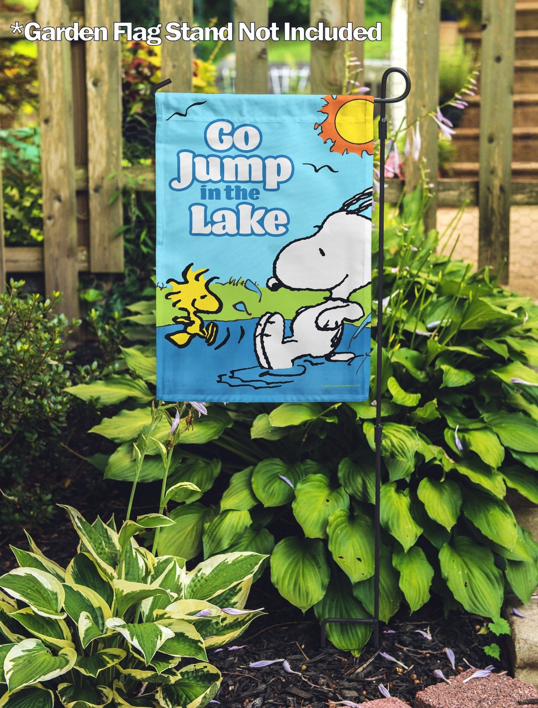 PEANUTS®, PEANUTS® Go Jump in the Lake Snoopy – Garden Flag 12.5" X 18 ...