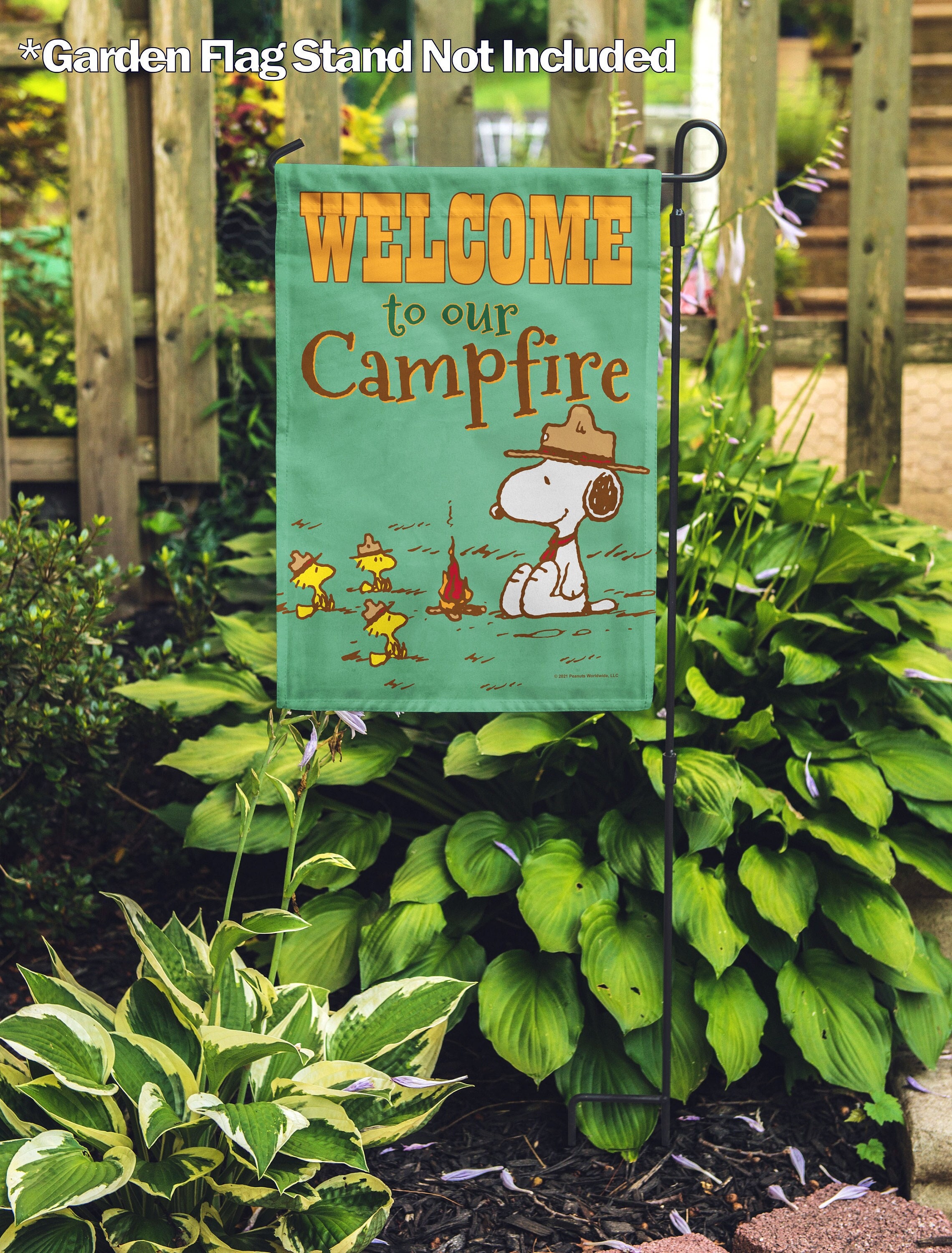 PEANUTS® PEANUTS® Welcome to Our Campfire Snoopy Garden - Etsy