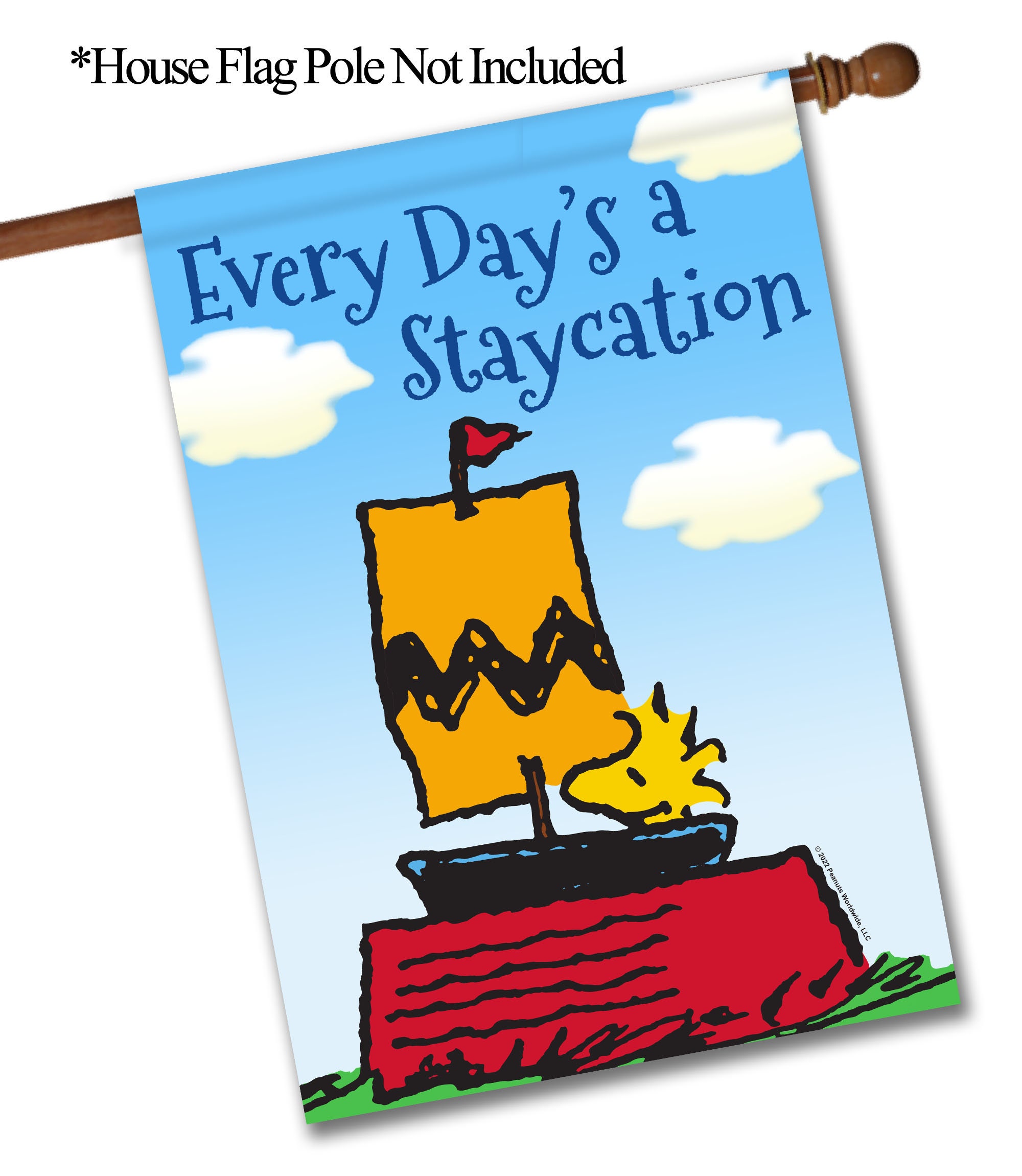 PEANUTS® PEANUTS® Woodstock Staycation Garden Flag - Etsy