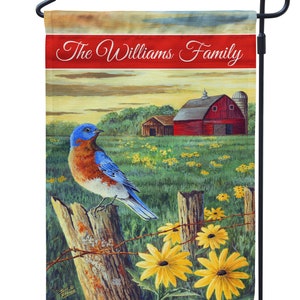 Spring, Personalized Ol Homestead Garden Flag 12.5 X 18, House Flag 28 ...
