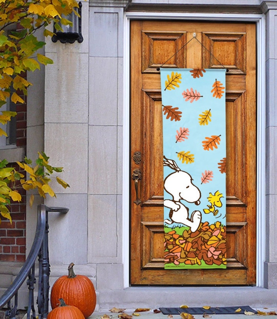 PEANUTS® It's Autumn Snoopy Front Door Banner 15 X 47, Outdoor/indoor ...