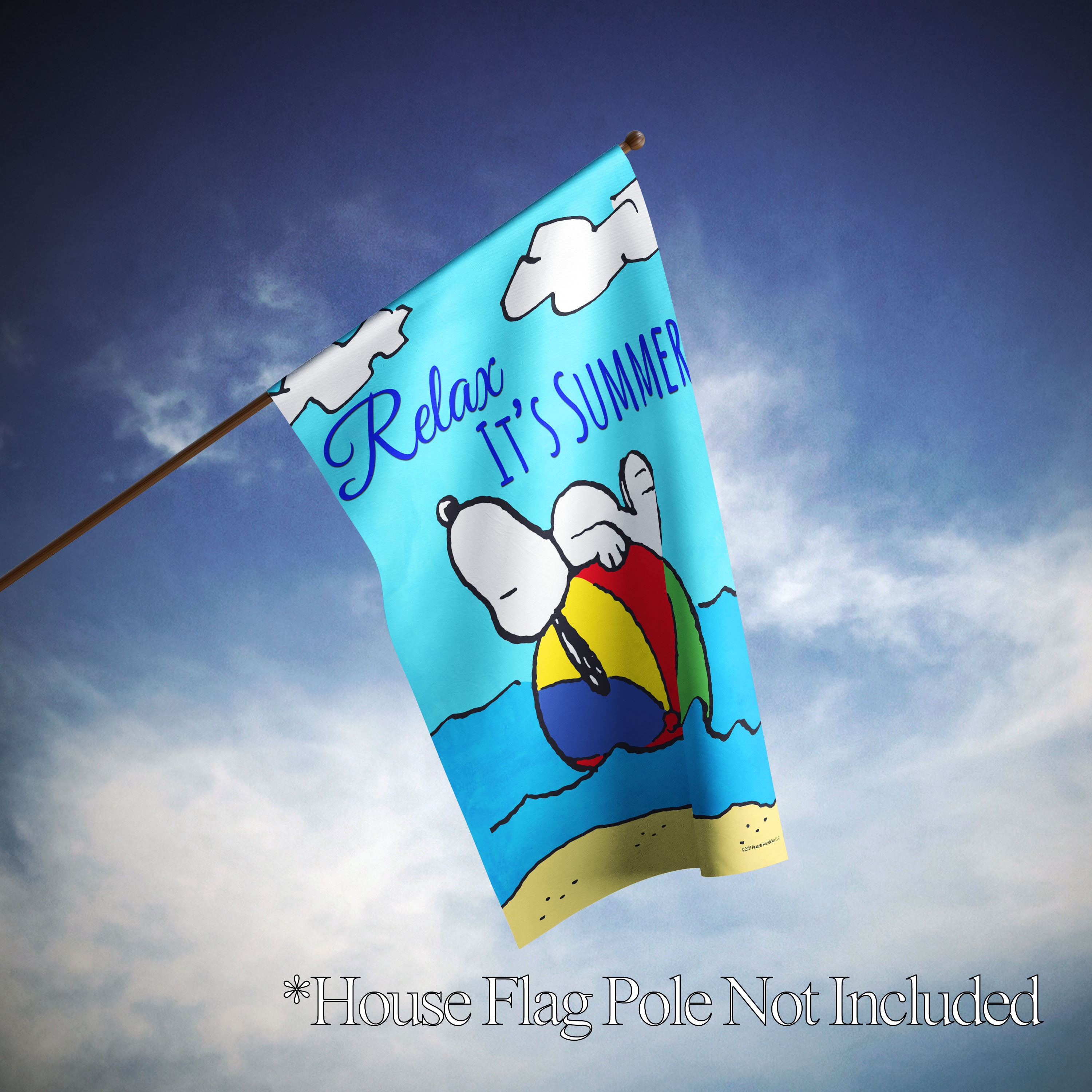 PEANUTS® PEANUTS® Relax It's Summer Snoopy Garden Flag - Etsy