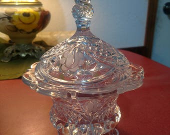 Crystal candy dish | Etsy