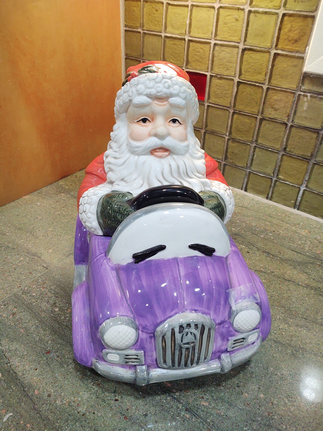 Vintage Santa Convertible Cookie Jar - Etsy