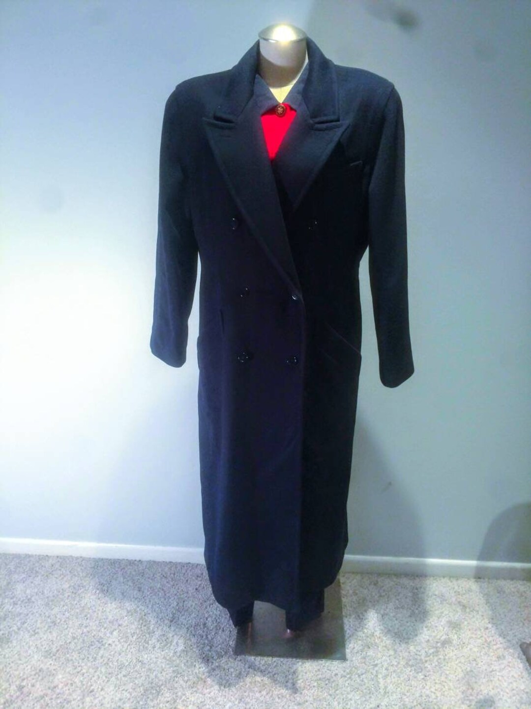 Vintage Ashley Scott Wool Coat - Etsy