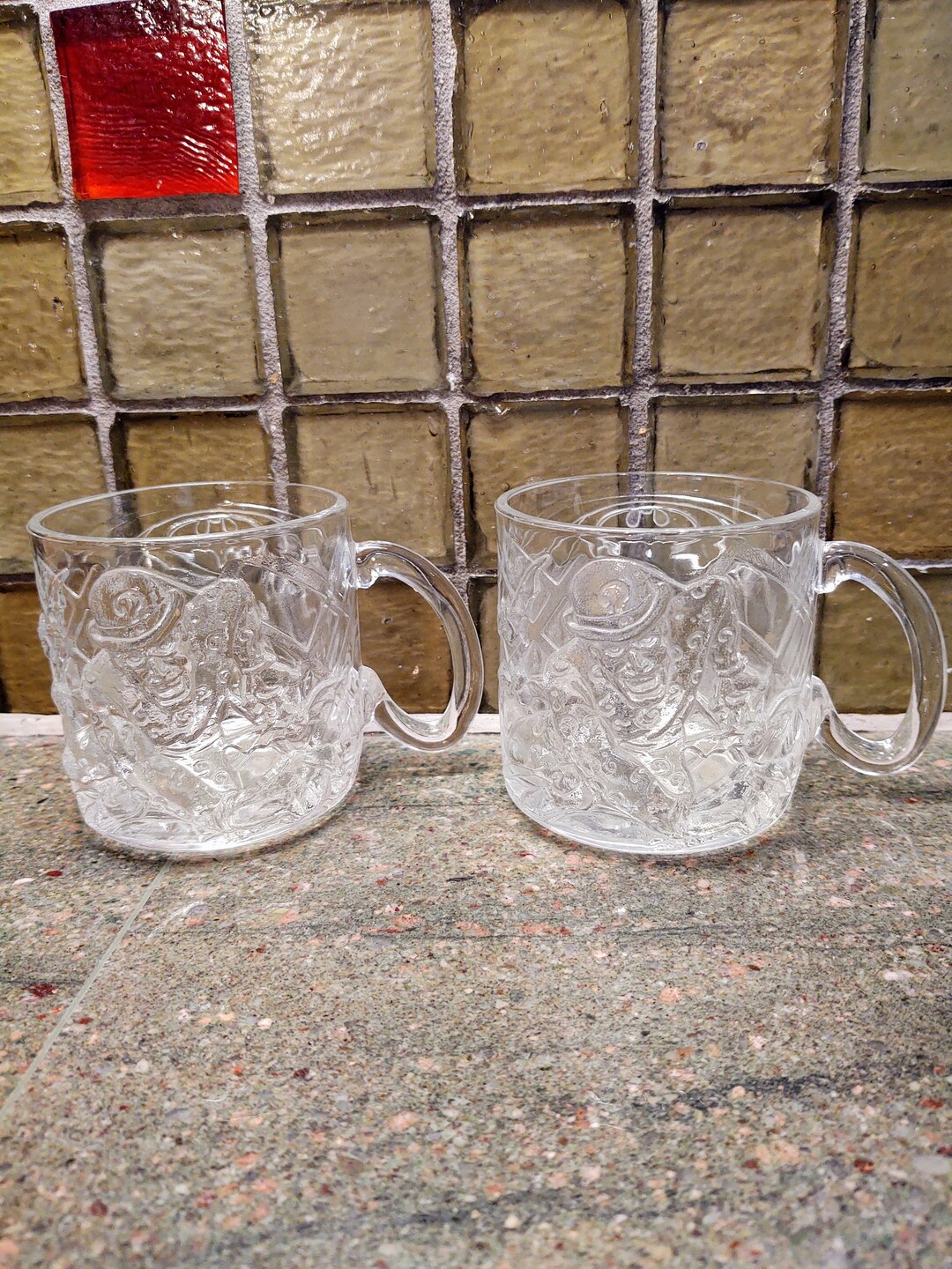 Vintage Mcdonald's Batman Forever the Riddler Glass Mugs - Etsy