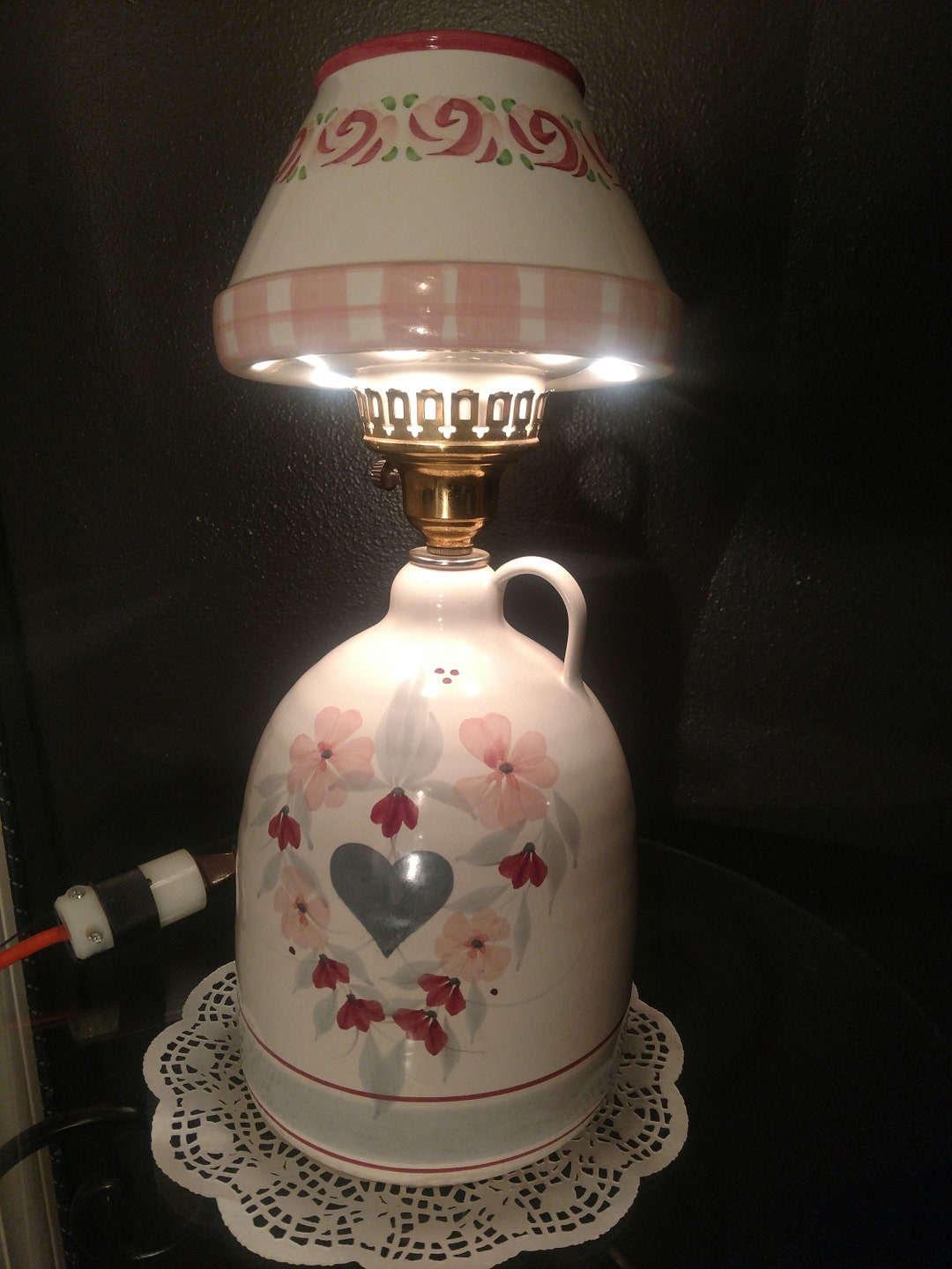 Ceramic Farmhouse Country Style Lamp - Etsy