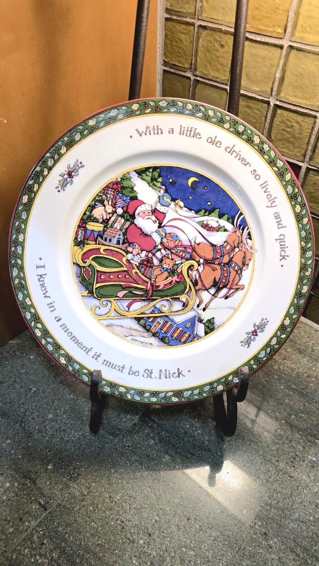 Vintage Susan Winget Fine Porcelain Christmas Plates - Etsy