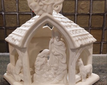 Porcelain Nativity Scene - Etsy