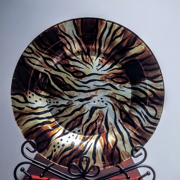 Tiger Glass Tray - Etsy