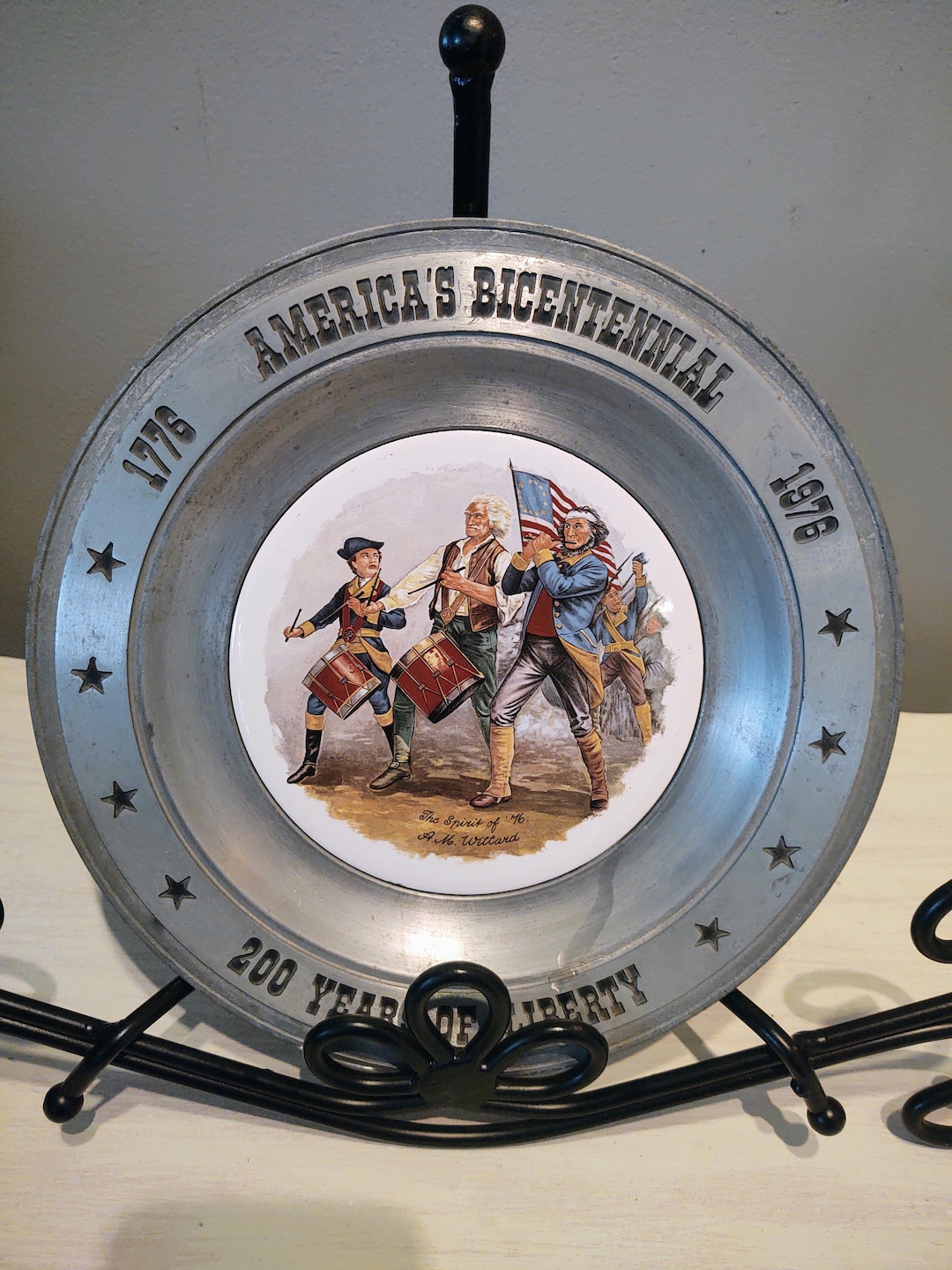 Vintage America's Bicentennial Commemorative Plate - Etsy