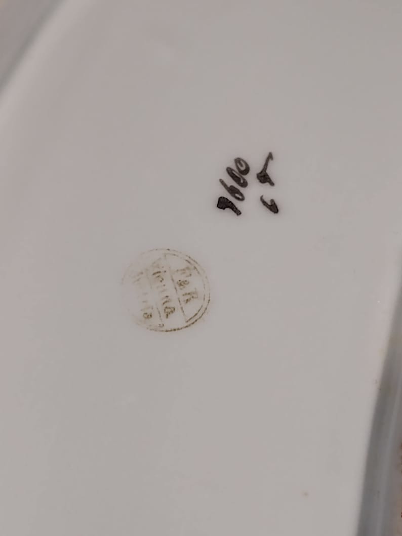 Vintage Vienna Austria Porcelain Serving Dish Set - Etsy