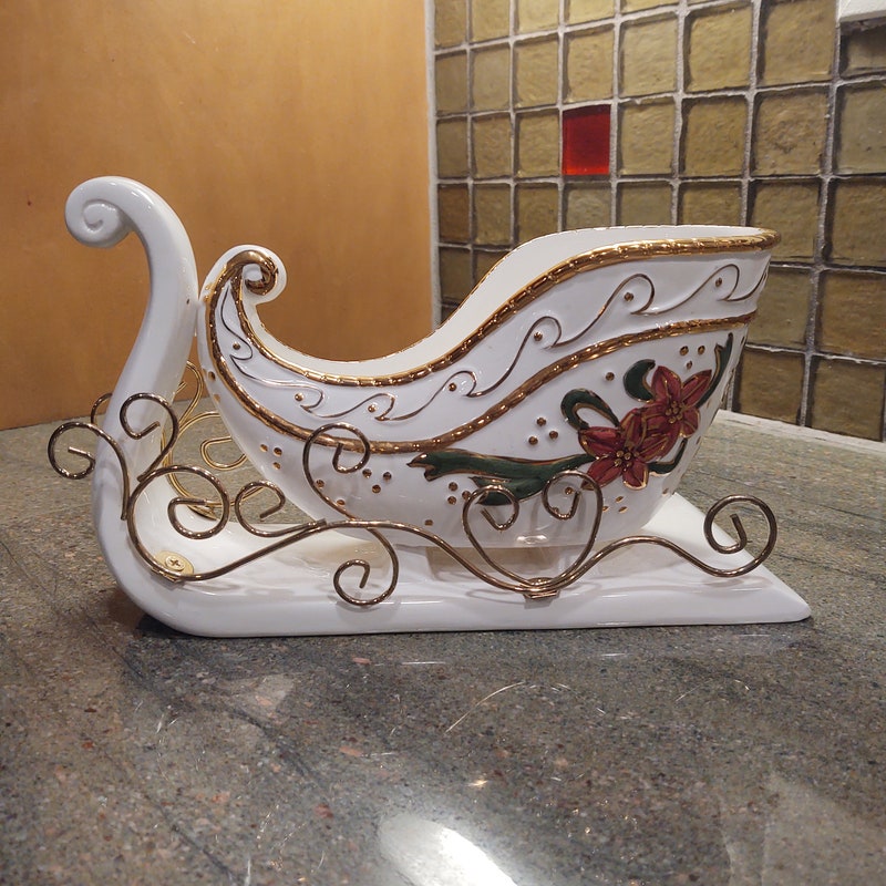 Sleigh Planter - Etsy