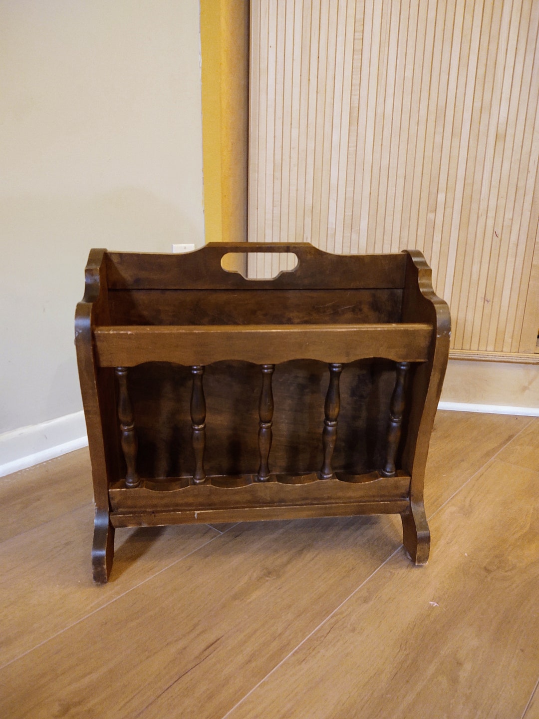 Leick Furniture Mid Century Magazine Rack - Etsy