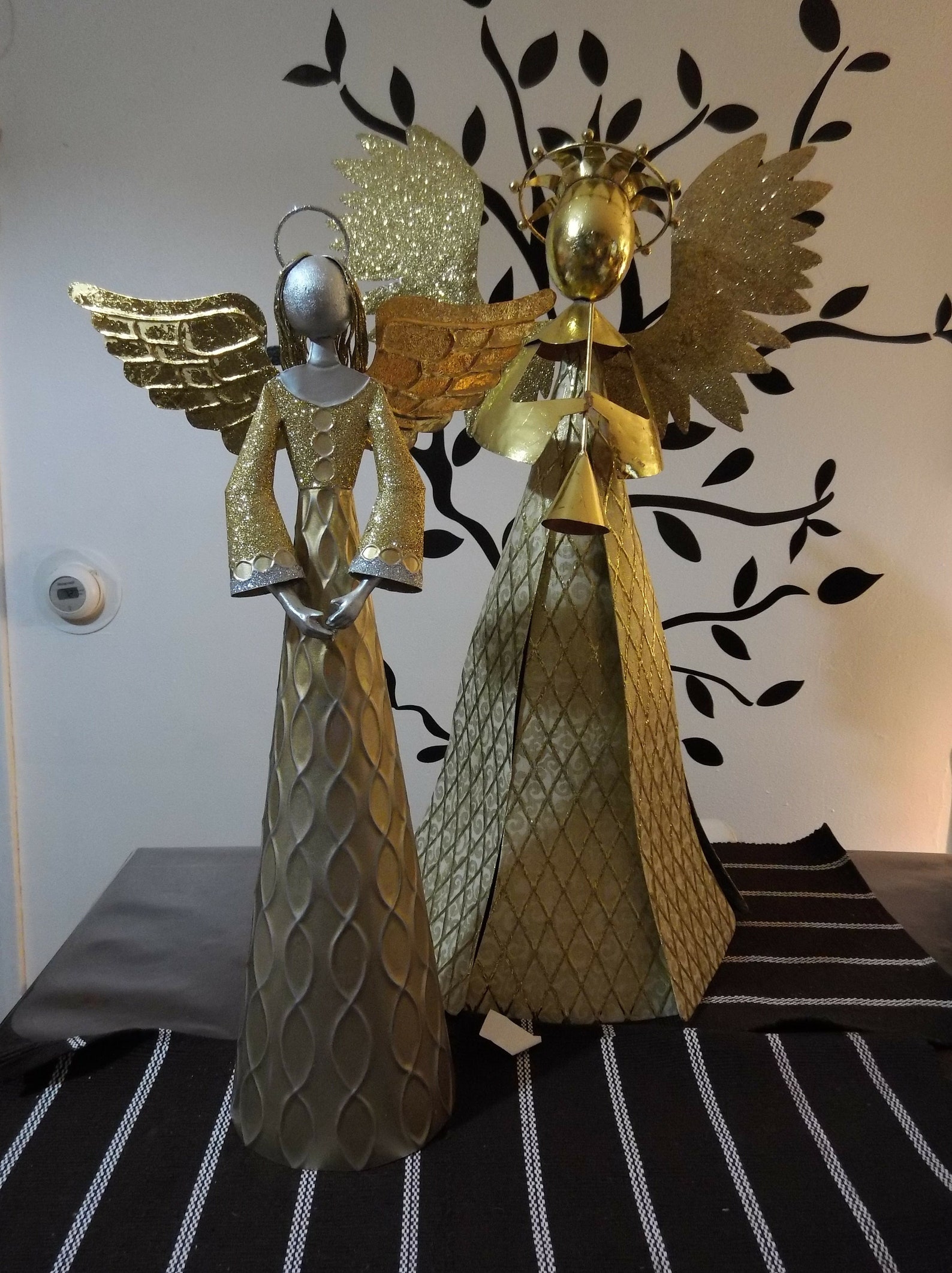 Gold Metal Angel Figurines - Etsy
