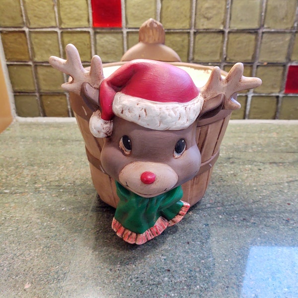 Reindeer Planter - Etsy