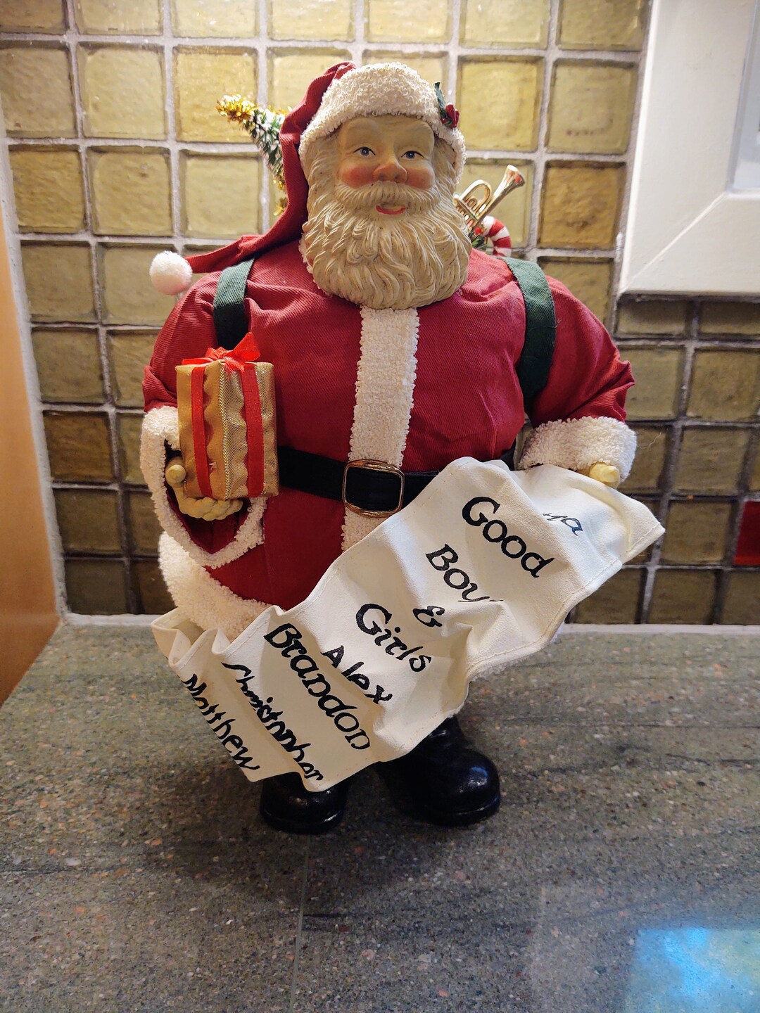 Vintage Cloth-mache Santa Claus Centerpiece - Etsy