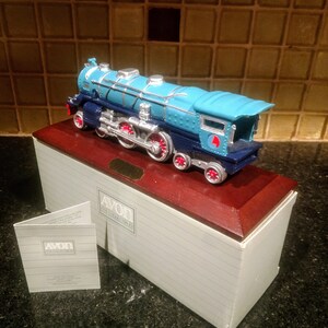 Vintage Avon Classic Train Collection Blue Comet - Etsy