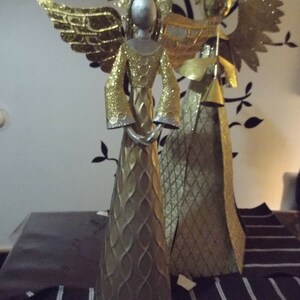Gold Metal Angel Figurines - Etsy