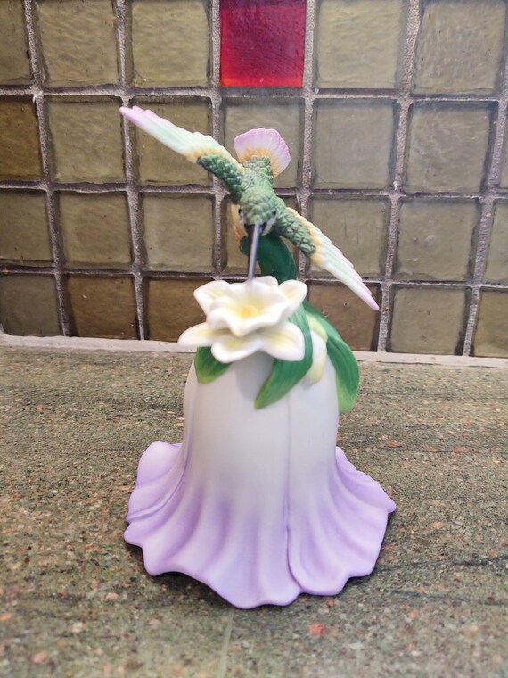 Vintage Avon Porcelain Hummingbird Bell | Etsy