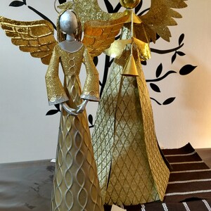 Gold Metal Angel Figurines - Etsy