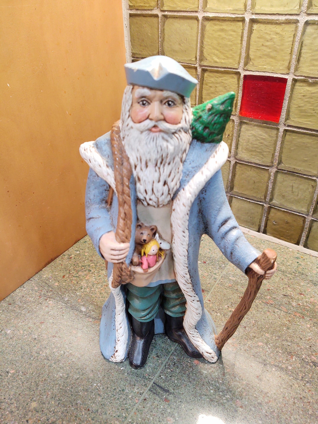 Vintage Ceramic Old World St Nicholas Figurine - Etsy