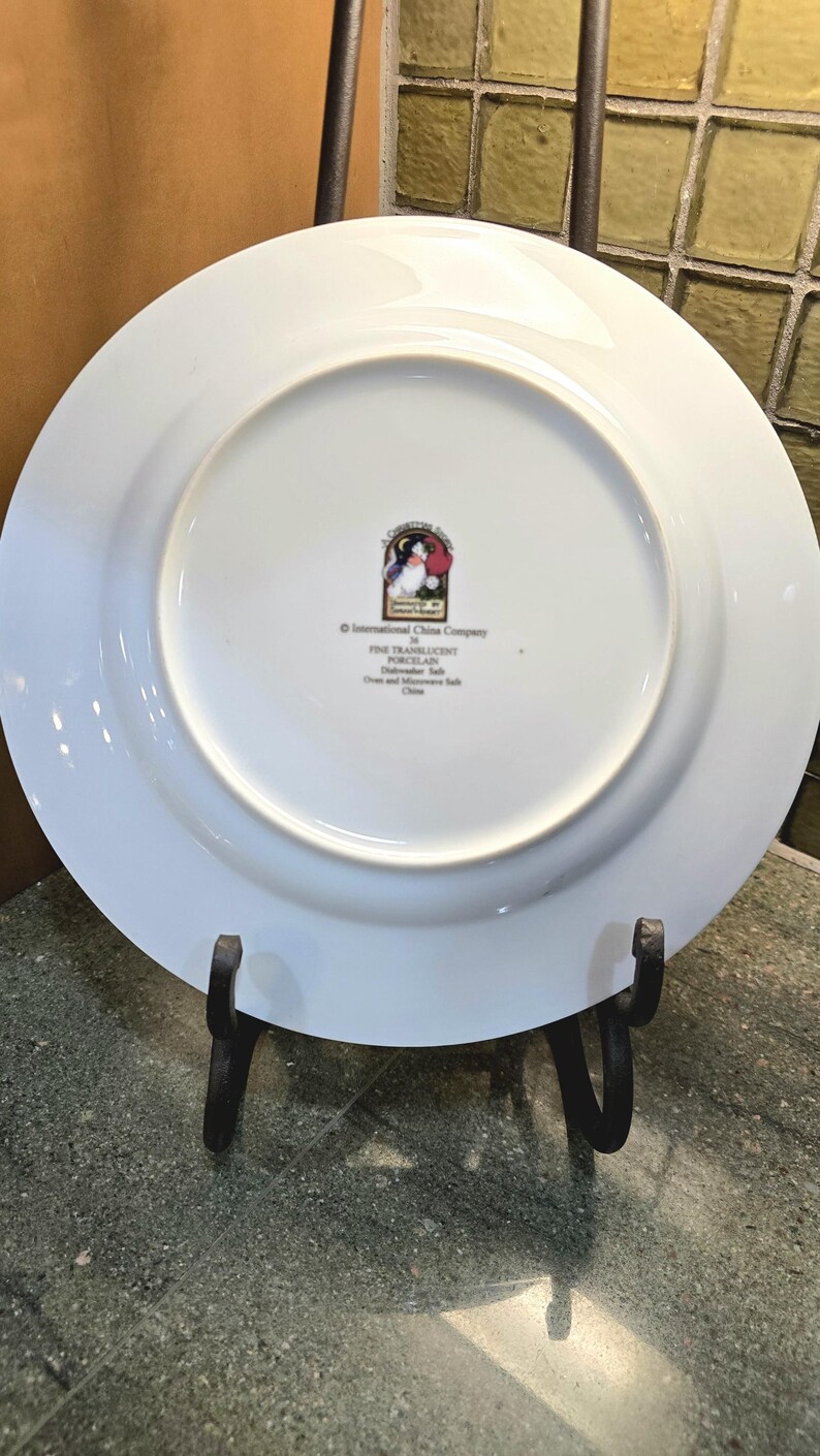 Vintage Susan Winget Fine Porcelain Christmas Plates - Etsy