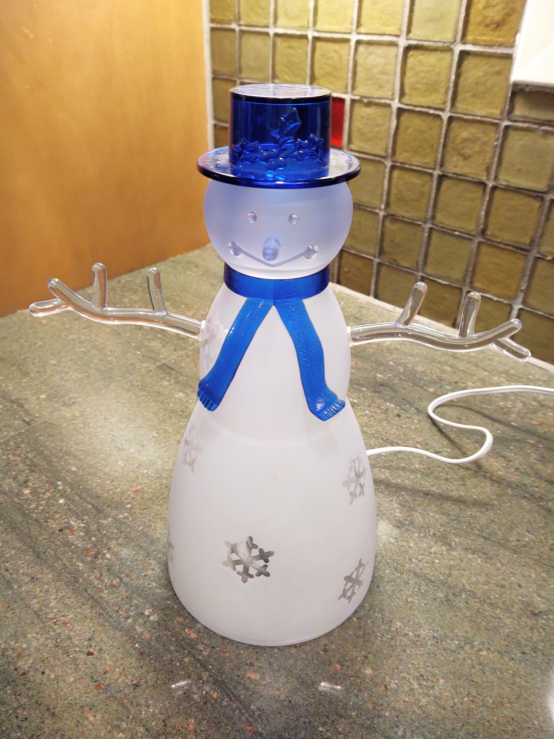 Vintage Avon Gift Collection Brilliant Snowman Lamp - Etsy