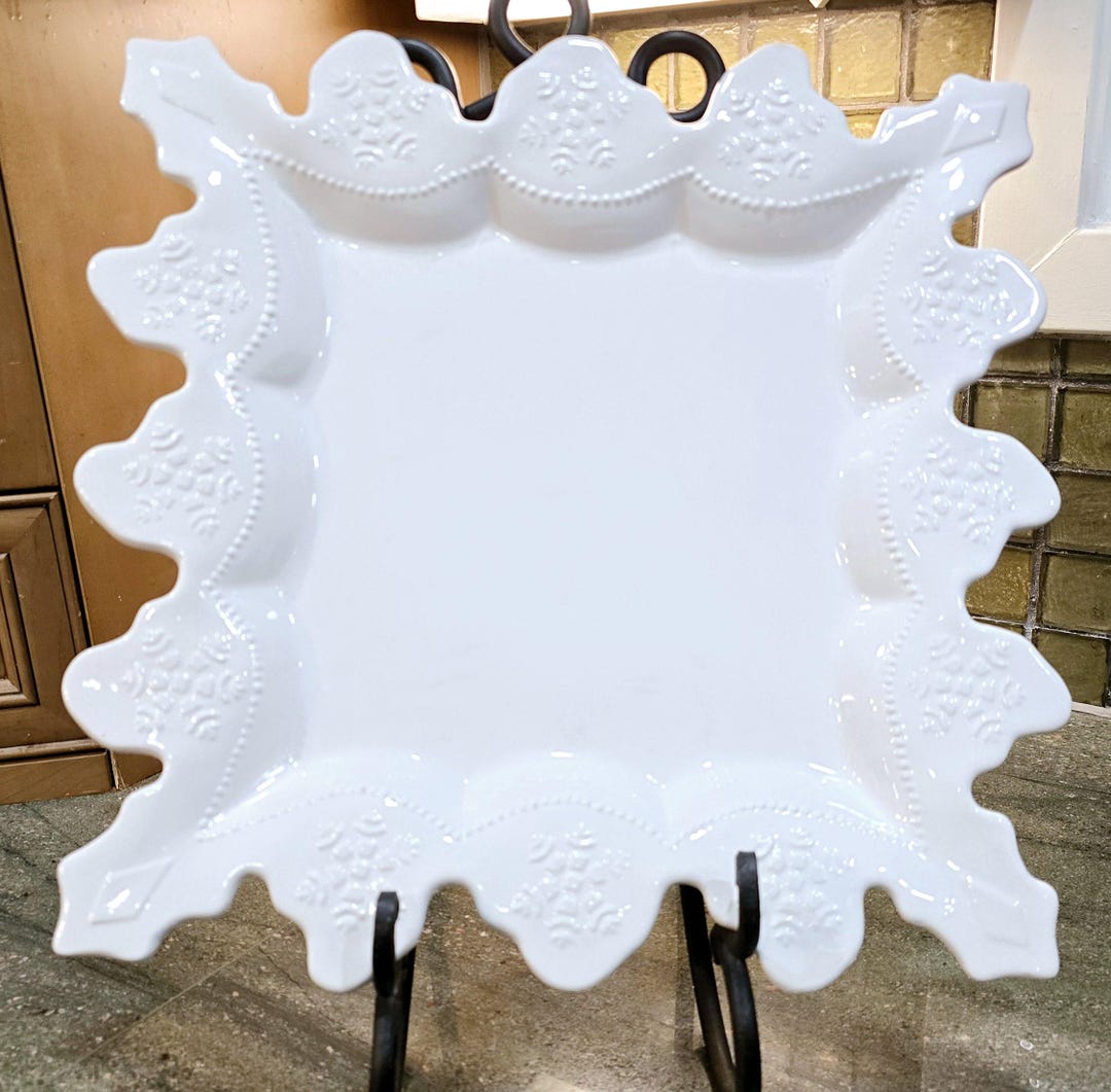 Real Home Ceramic Snowflake Platter - Etsy