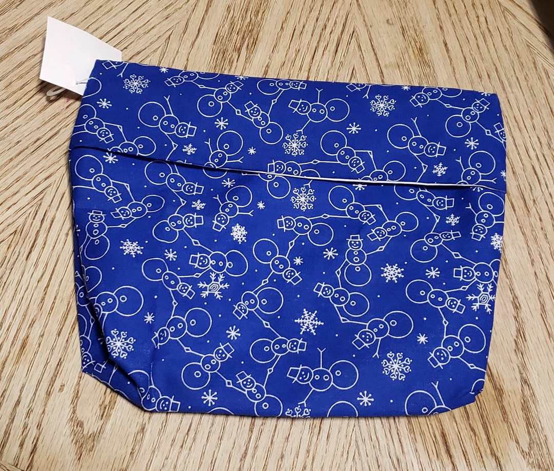Microwave Popcorn Bag - Snowman Theme Winter Christmas Holiday Gift - Etsy