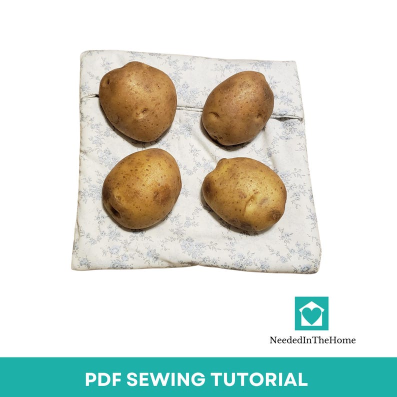 Potato Bag PDF Pattern, Microwave Potatoes Pouch Sewing Tutorial Plus ...