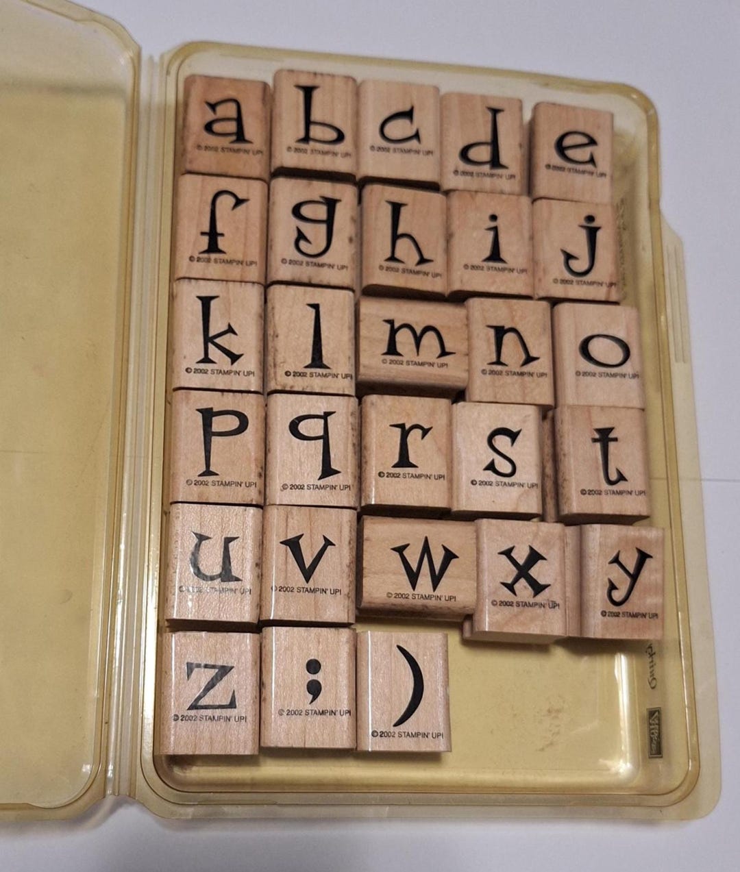 Stampin up Quirky Alphabet Lower, Lowercase Alphabet Letters Rubber ...