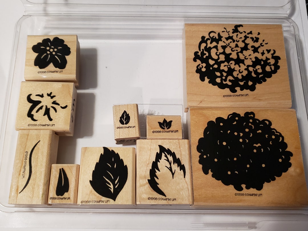 Stampin up Rubber Stamps Hydrangea Definitely Decorative - Etsy