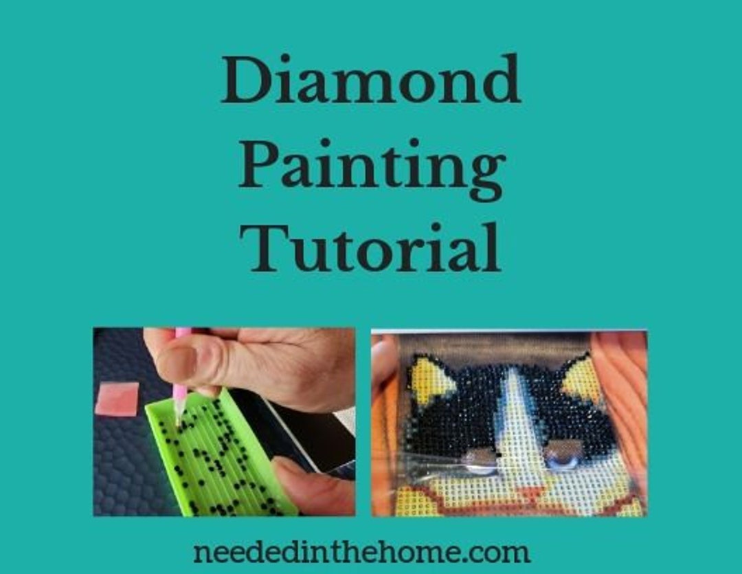 Diamond Painting Tutorial in American English Language Step by - Etsy