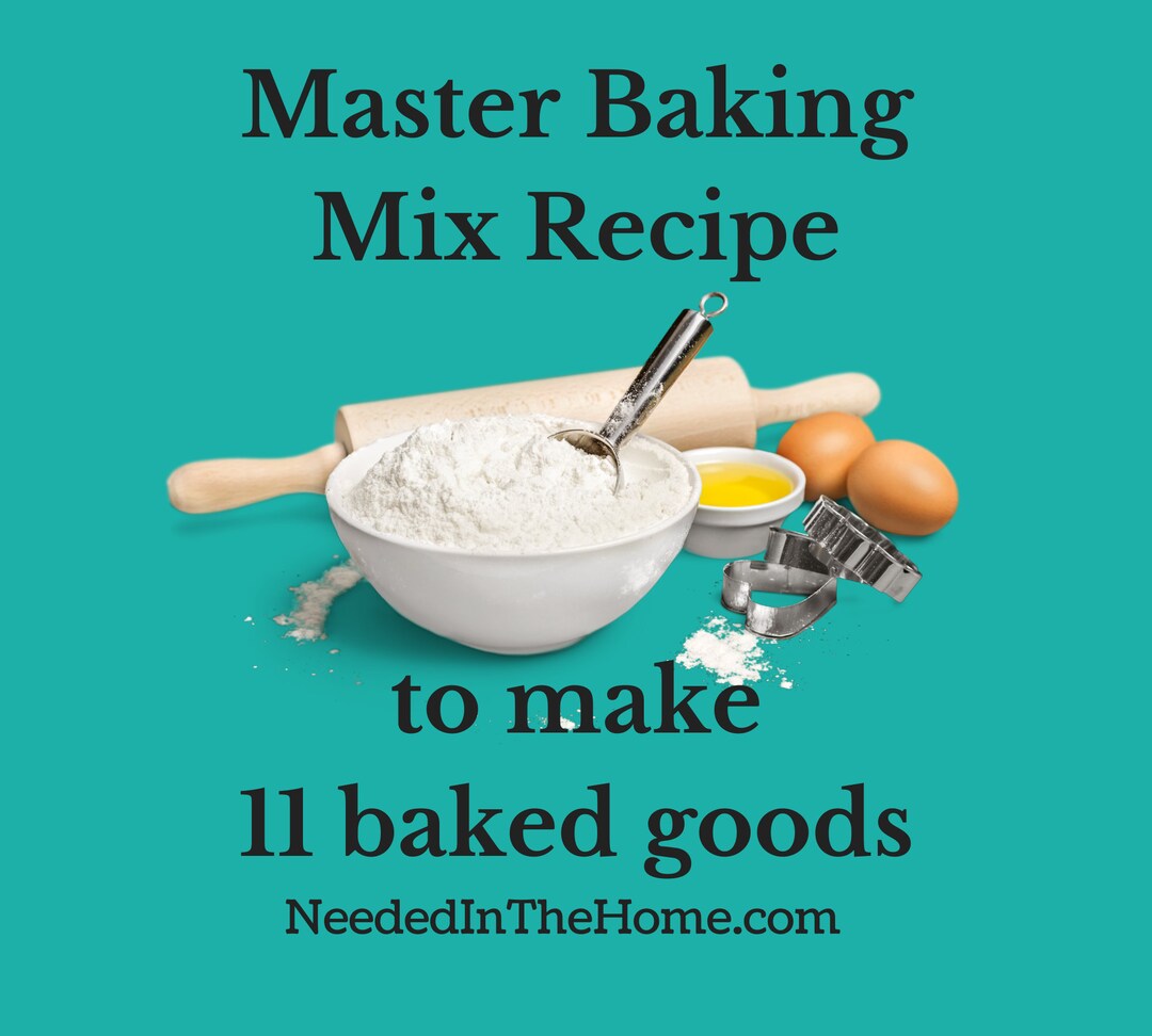 Master Mix Recipe Base for Biscuits Pancakes Waffles Muffins ...