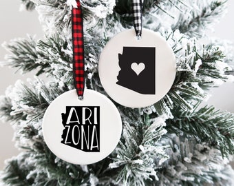 Arizona State Ornaments - Etsy