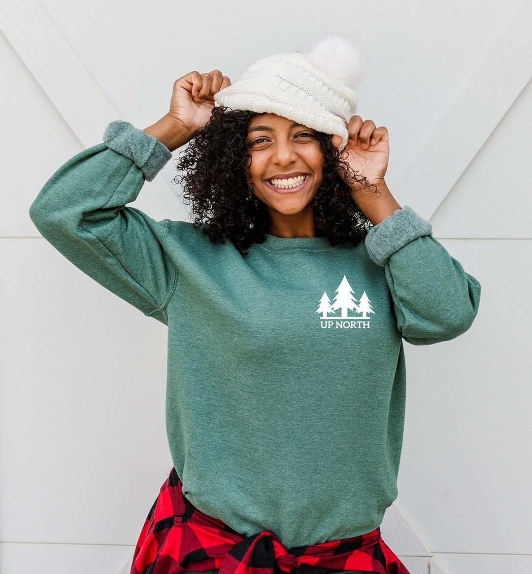 Up North Sweatshirt up North Crewneck Wisconsin Sweatshirt Minnesota ...