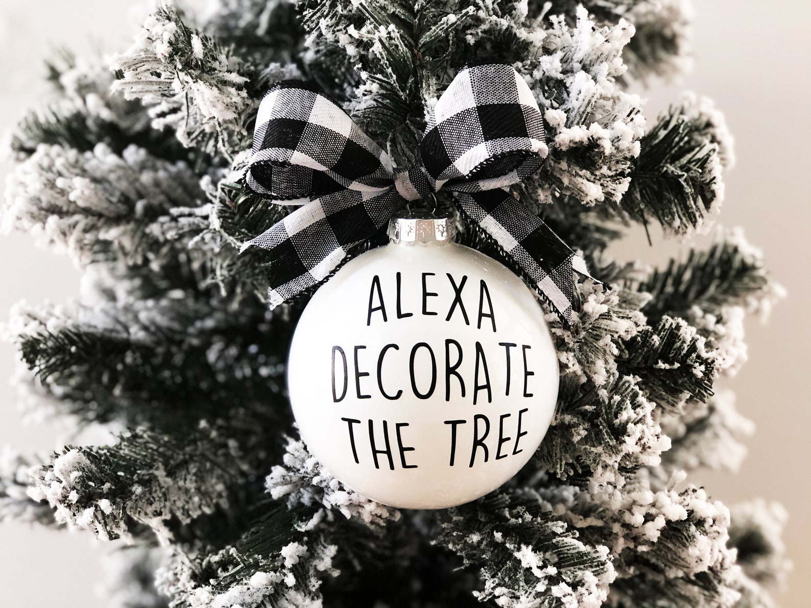 Alexa Ornament THE ORIGINAL Alexa Decorate the Tree Ornament | Etsy