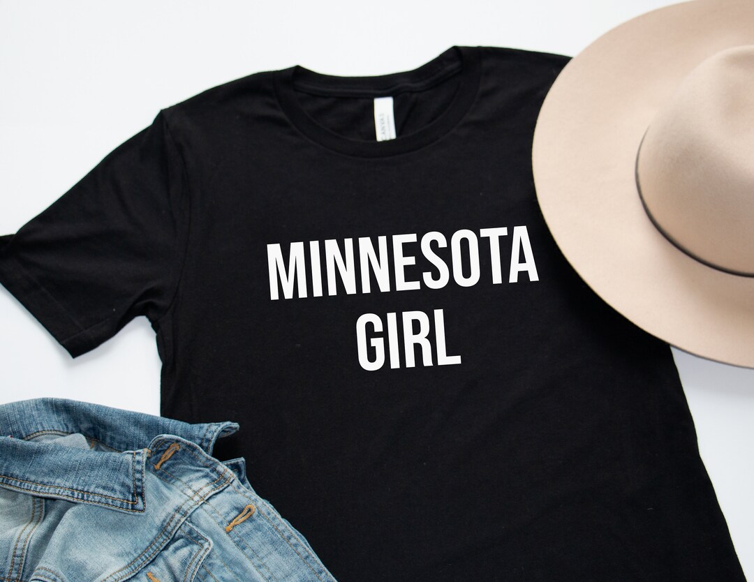 Minnesota Girl T-shirt: Midwest State Pride Clothing - Etsy